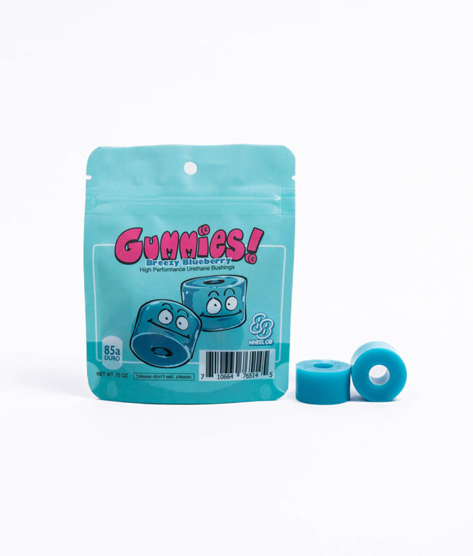 88 Wheel Co Gummies Barrel Bushings Breezy Blueberry Soft 85A