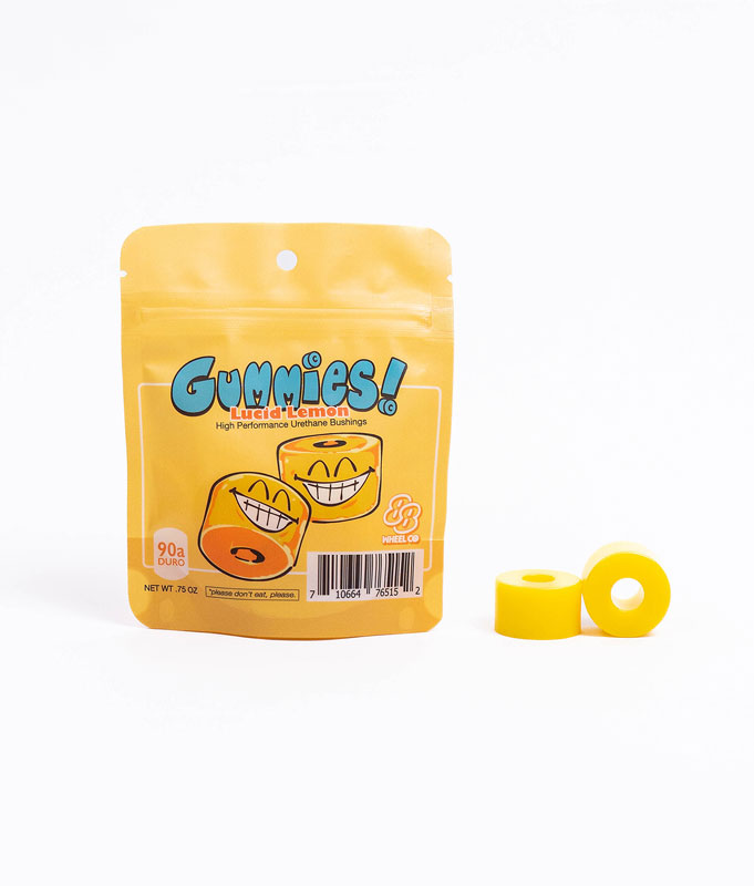88 Wheel Co - Gummies Barrel Bushings Lucid Lemon Medium - 90A