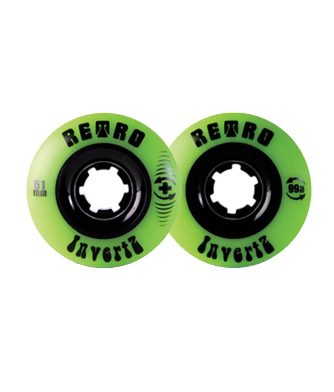 Abec 11 Wheels - Retro Invertz - 61mm Skateboard Hardwheels