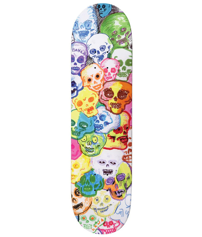 Baker Skateboards - Riley Hawk RH Rainbow Skulls 8.0 inch Deck