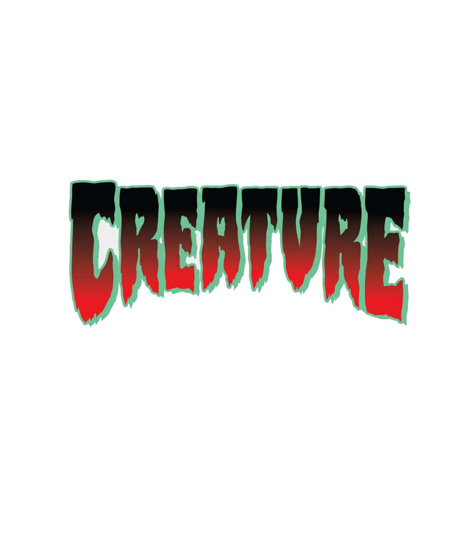 Creature Skateboards - Logo Horror 1.9in - Sticker