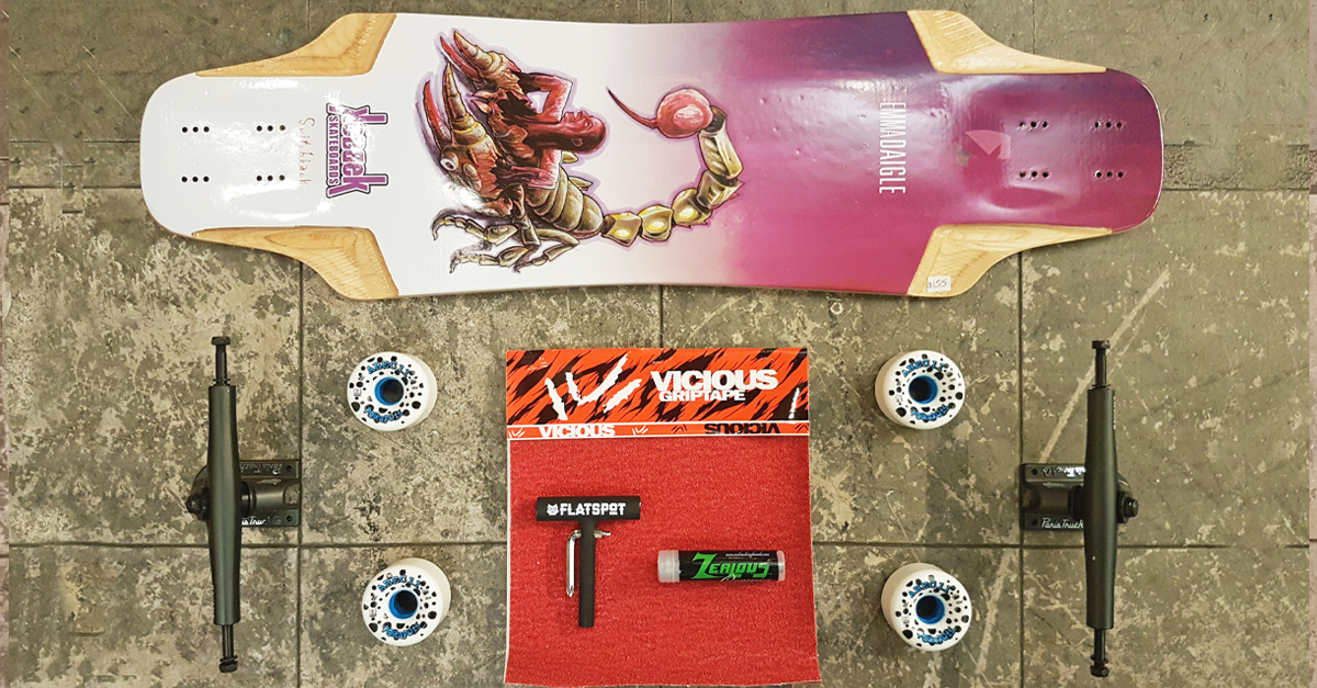 Kebbek Emma Daigle Switchback - Deck - Flatspot Longboards