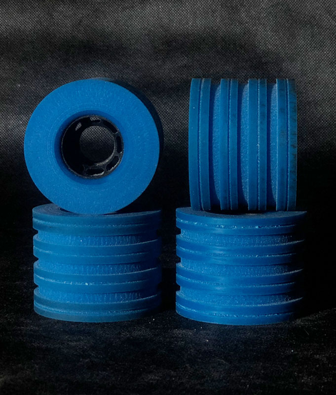 Flatspot Upcycled - Biggie Hawgs 69mm 78a - Rain Grooved Wheels