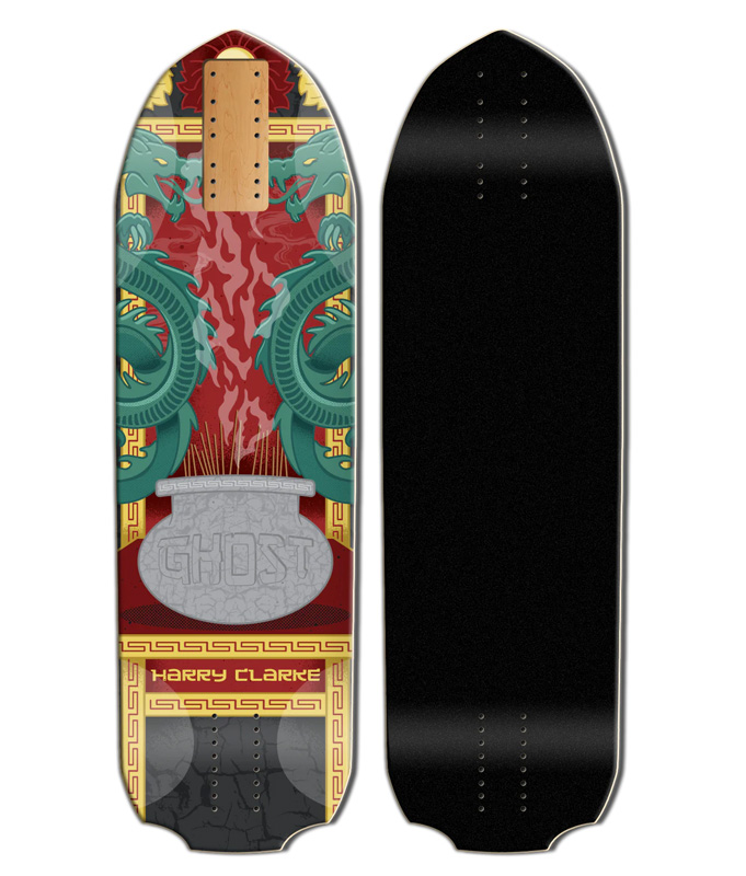 Madrid Skateboards Harry Clarke Ghost Pro Model Deck