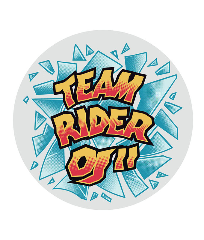 OJs Wheels - OJ Glass 3in - Sticker