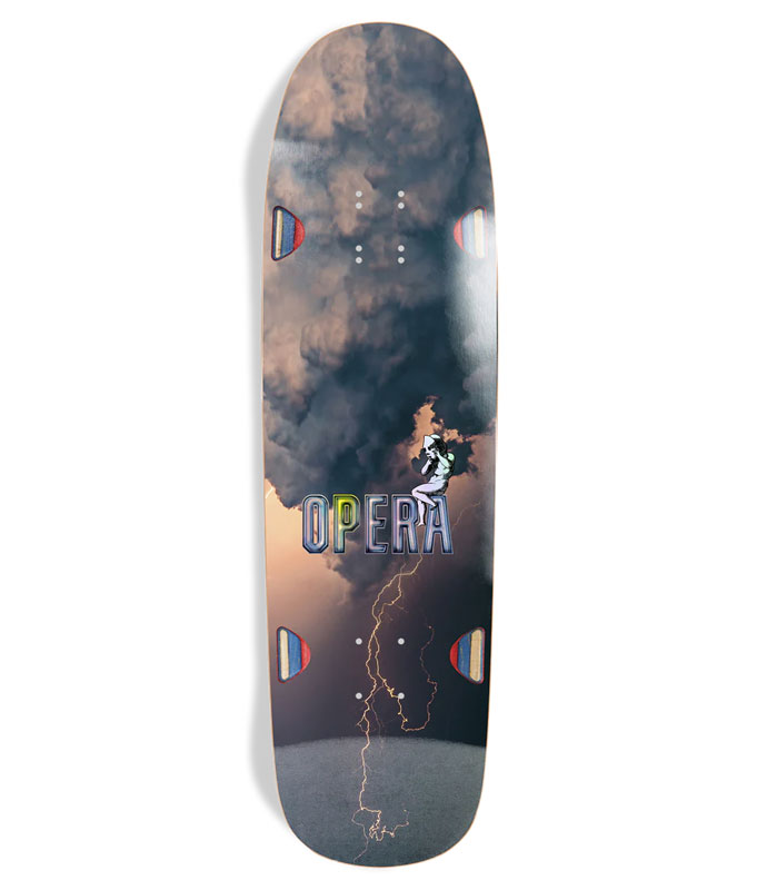 Opera Skateboards - Cloudy EX7 Holographic - 9.125in x 32.6in