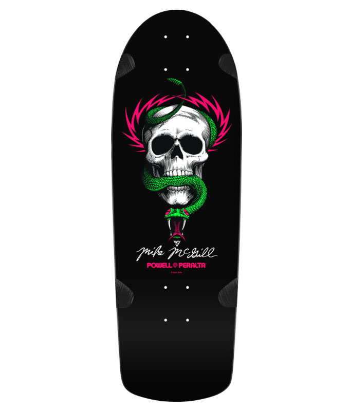 Powell Peralta Mike McGill Skull and Snake Black Reissue 10.0in x 30.12in