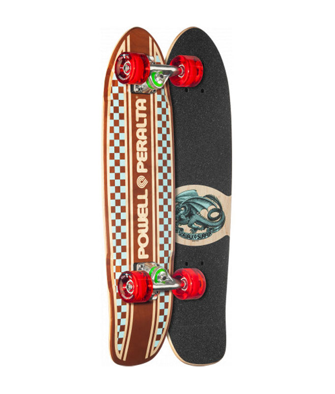Powell Peralta - Sidewalk Surfer Inlay Checker Natural Complete ...
