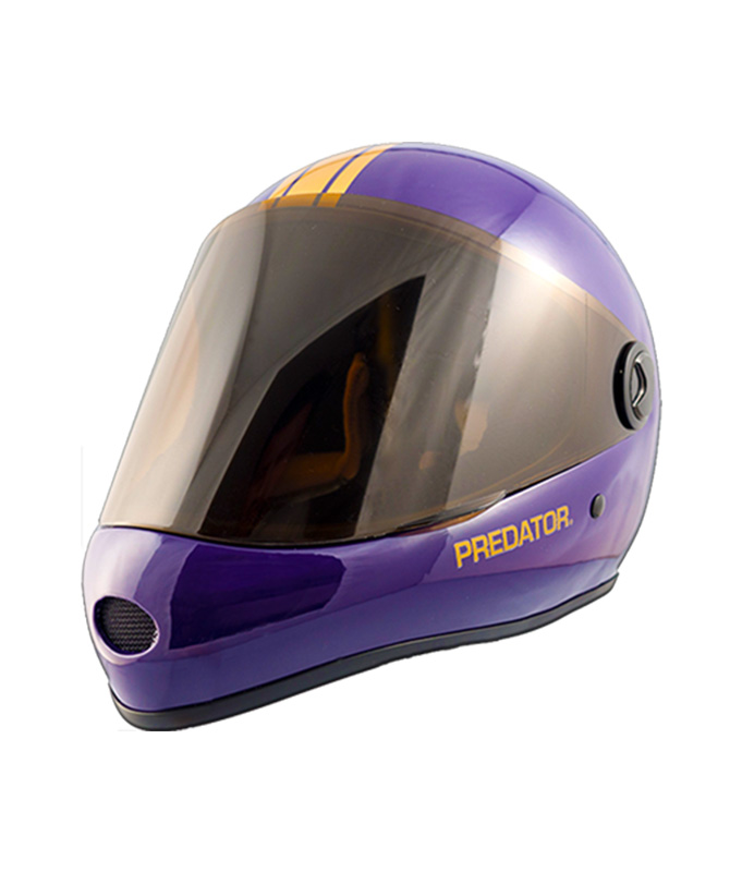 Predator - DH6 Fullface Helmet - Purple - Flatspot Longboard Shop