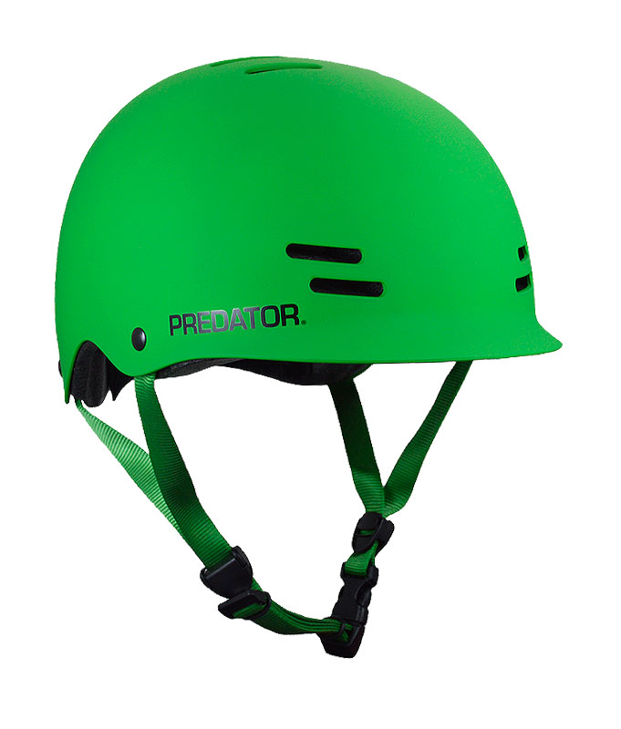 Predator Helmets FR7 Certified Matte Green Skateboard Helmet