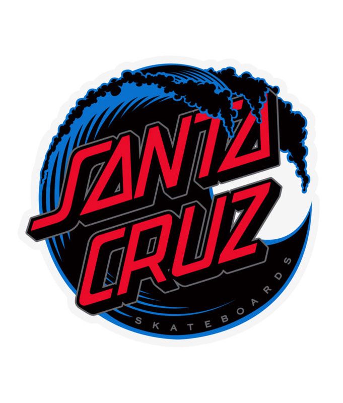 Santa Cruz - Vacant Wave Dot 4in - Sticker