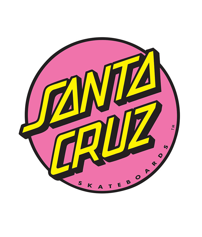 Santa Cruz - Other Dot Pink 3in - Sticker