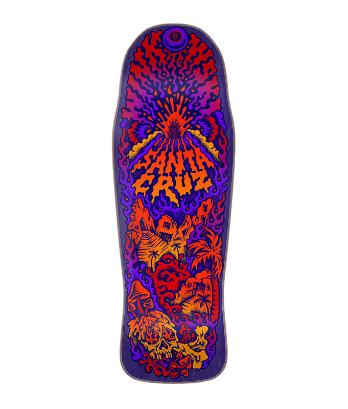 Santa Cruz - Winkowski Volcano - 10.34in x 30.54in Skateboard Deck