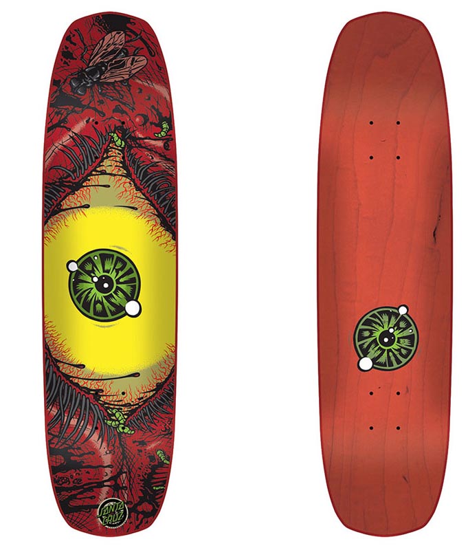 Santa Cruz - Bloodshot Deck Red - Flatspot Longboard Shop