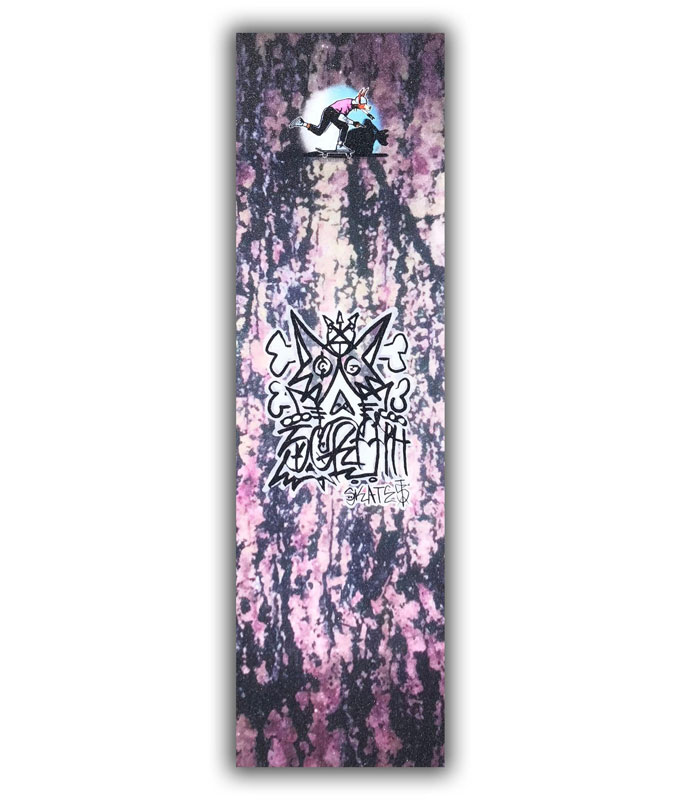 Scram Skates - Acid Wash Lupe - Skateboard Griptape