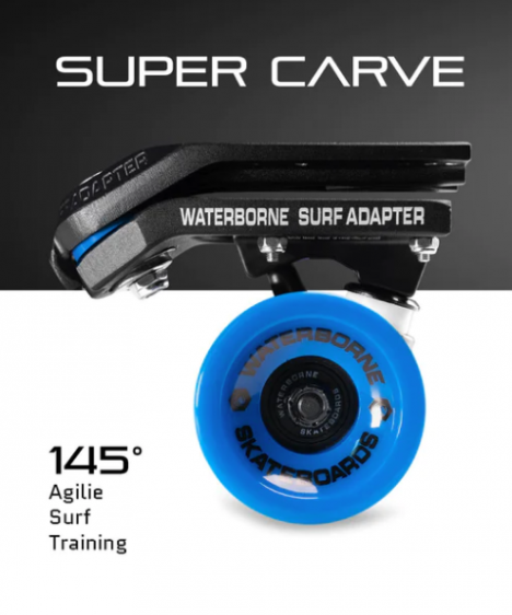 Waterborne - Surf Skate Adapter FIN System Black - Surf Skate