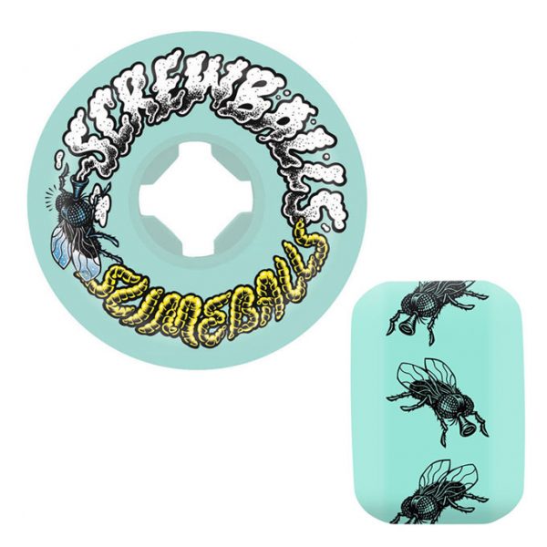 Slime Balls Wheels Screw Balls Speed Balls Green 99a 53mm