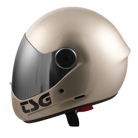 TSG - Pass Pro Fullface Helmet - Plateado - Flatspot Longboard Shop