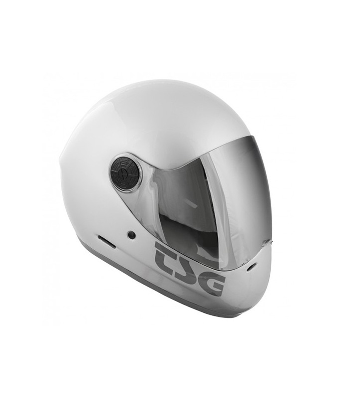 TSG - Pass Fullface Helmet - Silver - Flatspot Longboard Shop