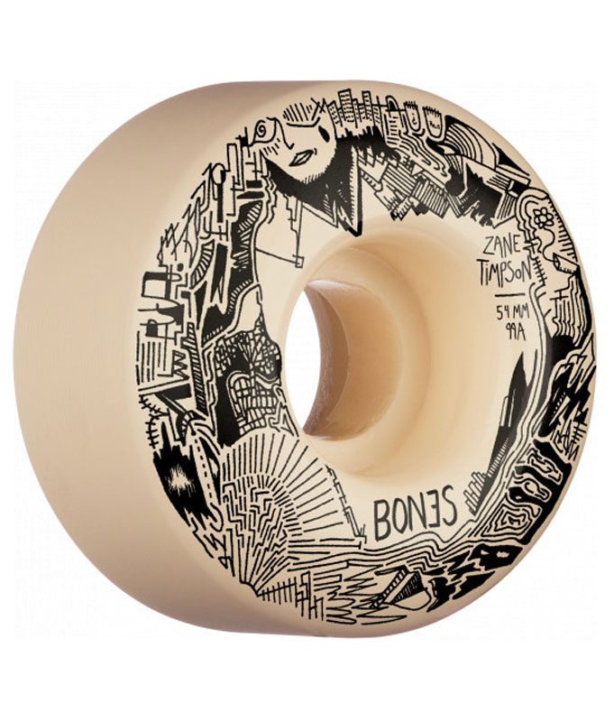 Bones Wheels - Pro STF Timpson Memorial V4 Wide - 54mm 99A