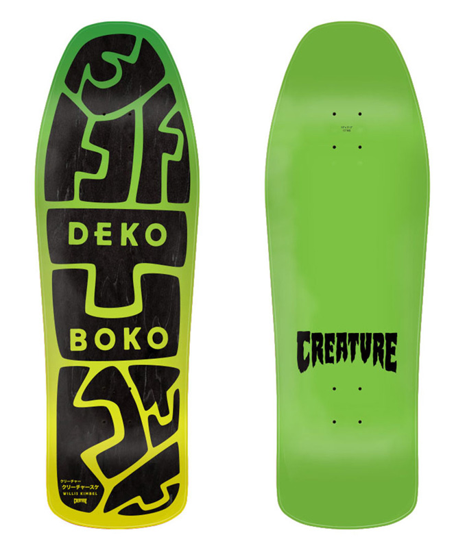 Creature - Kimbel Deko Knockout Pro Skateboard Deck - 10.0in x 31.3in