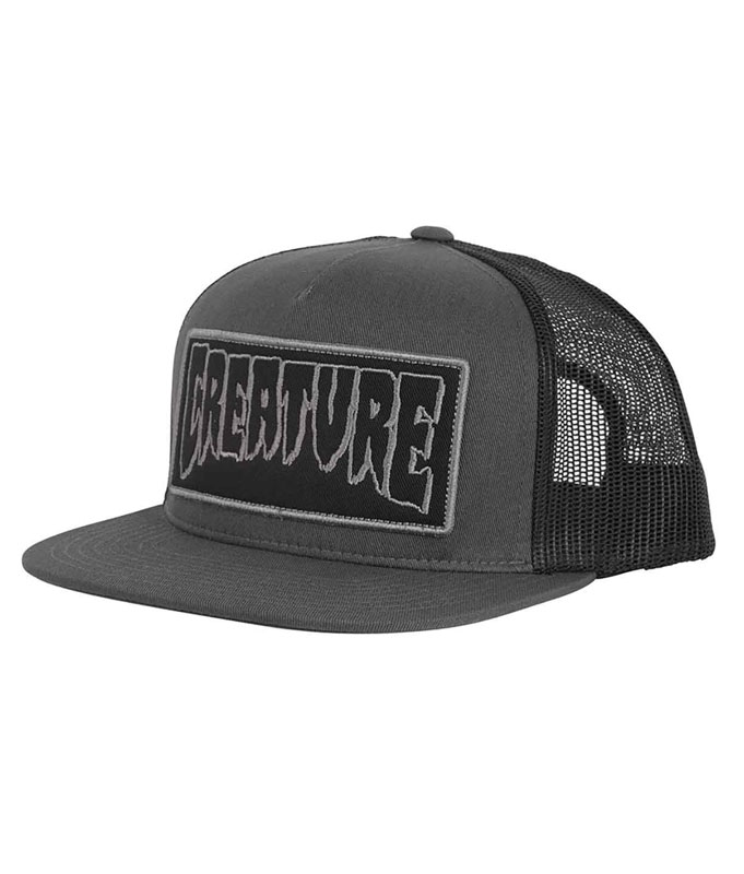 Creature - Reverse Patch Mesh Trucker Snapback Grey/Black - Hat