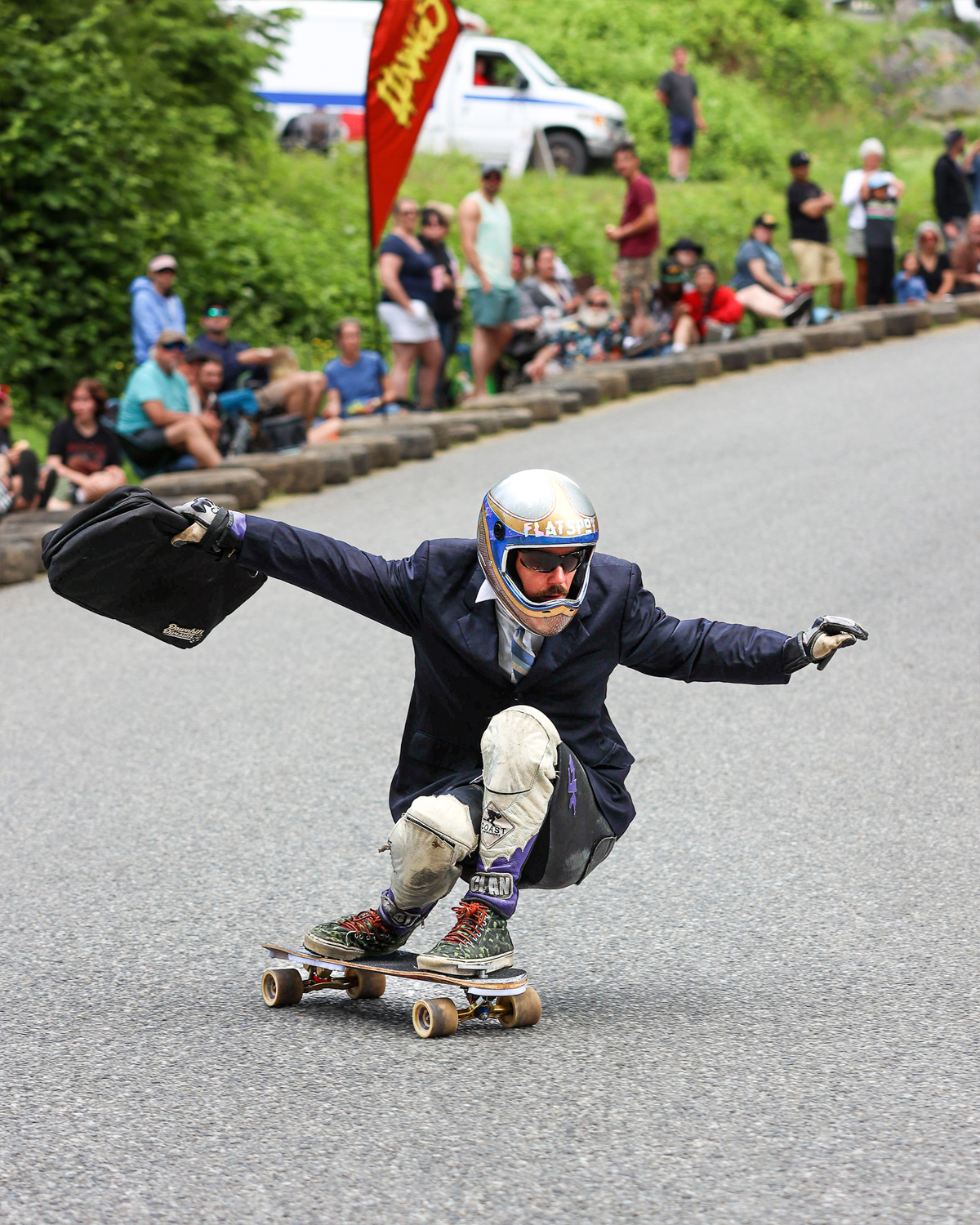 Coast longboarding Attack of Danger Bay Downhill Race 2023