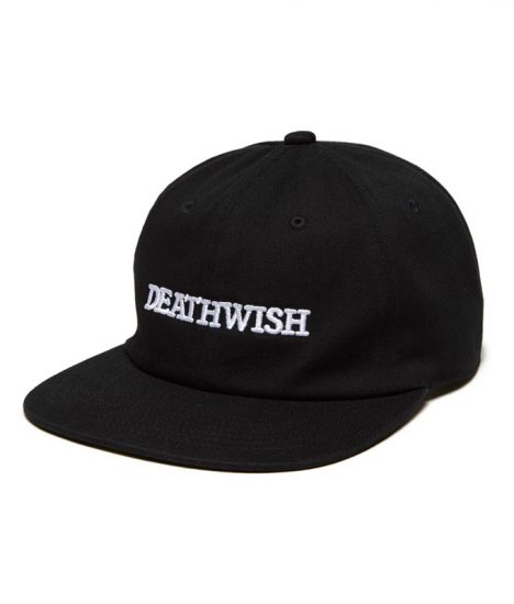 Deathwish - Antidote Strapback Hat - Black - Flatspot Longboard Shop