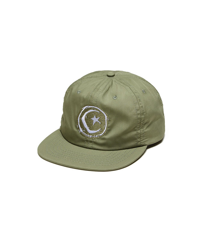 Foundation - Star and Moon Logo Hat - Olive Green - Flatspot Longboard Shop