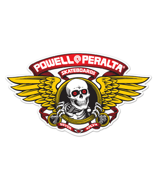 Powell Peralta - Winged Ripper Red 12in Die Cut - Sticker