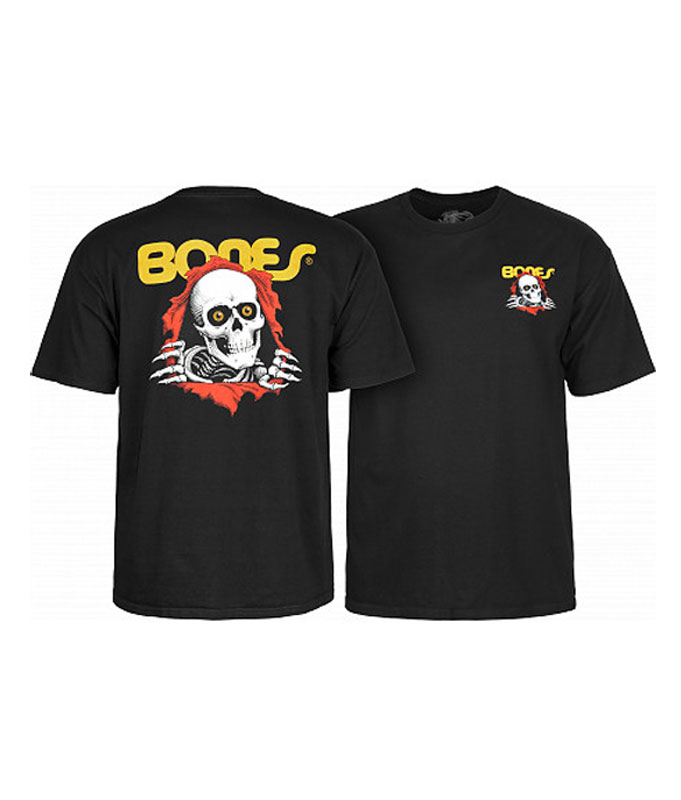 Powell Peralta Skateboards - Bones Ripper T-Shirt - Black