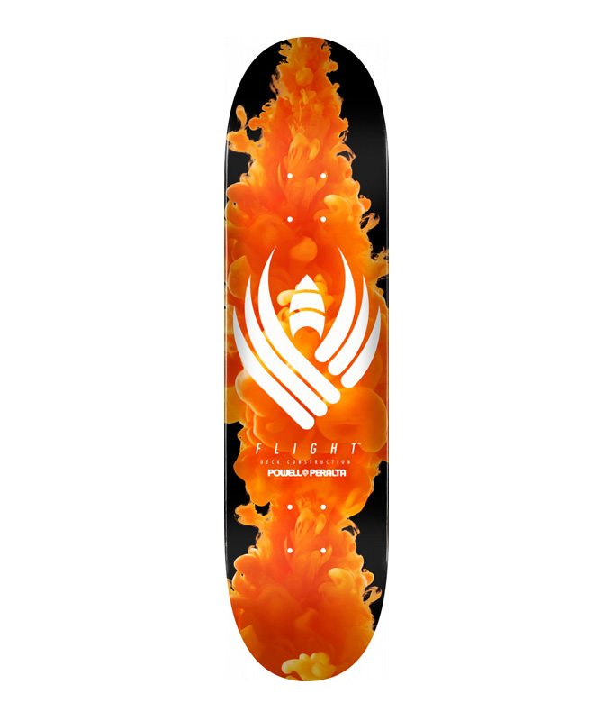 Powell Peralta - Color Burst Orange Flight Shape 246 K21 - 9.0in x 32.95in