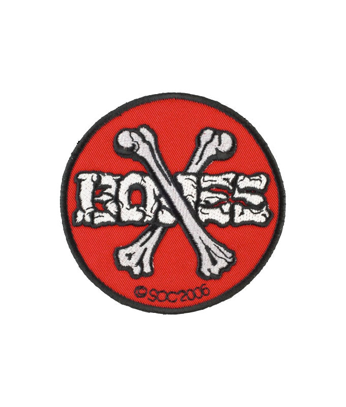 Bones - Cross Bones Embroidered Patch - Patch - Flatspot Longboard Shop