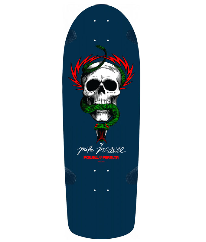 Powell Peralta Mike McGill Skull and Snake Navy Reissue 10.0in x 30.12in