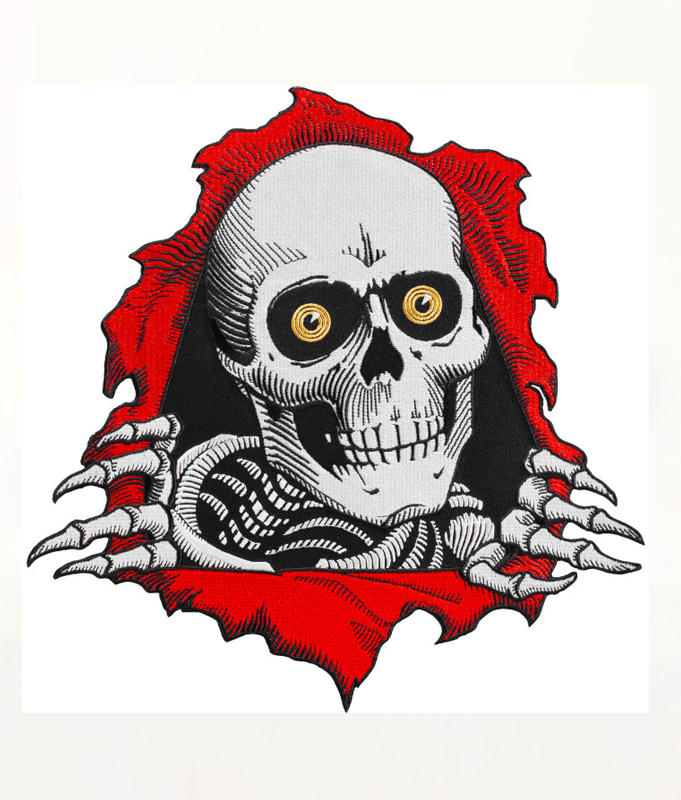 Powell Peralta Ripper 10in Iron On Patch