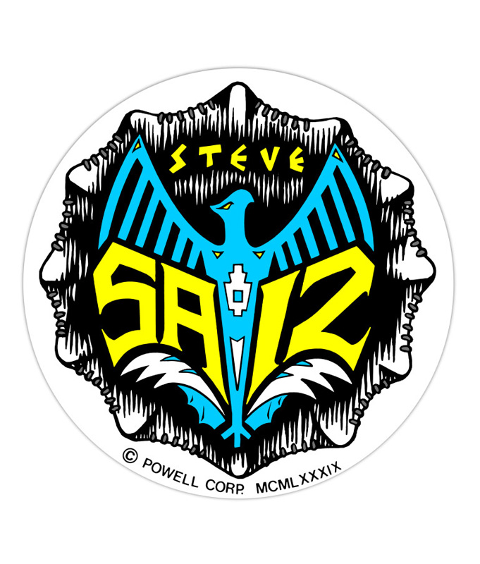 Powell Peralta Skateboards - Steve Saiz Totem Reissue - Sticker