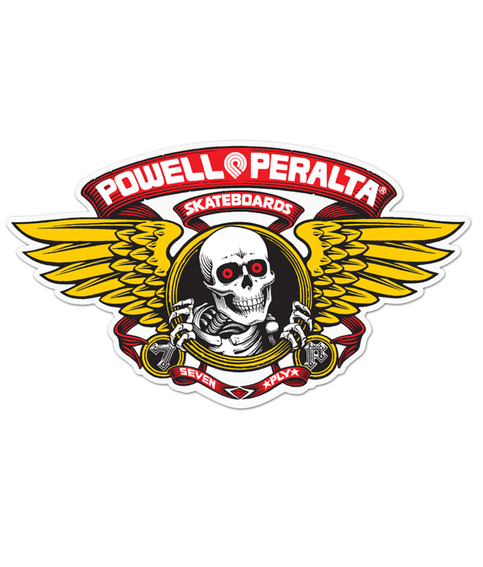 Powell Peralta - Winged Ripper Red 5in Die Cut - Sticker