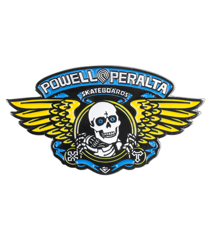 Powell Peralta - Winged Ripper Blue Enamel 1.75in - Lapel Pin