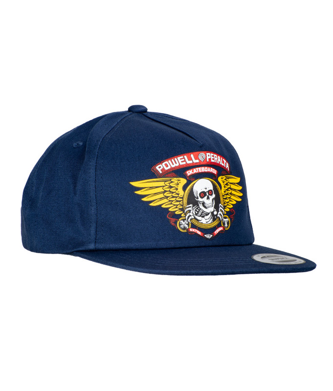 Powell Peralta - Winged Ripper Snapback Hat O/S - Navy