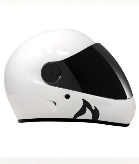 Predator Helmets DH6-Xe White Fullface Helmet Downhill Skateboarding