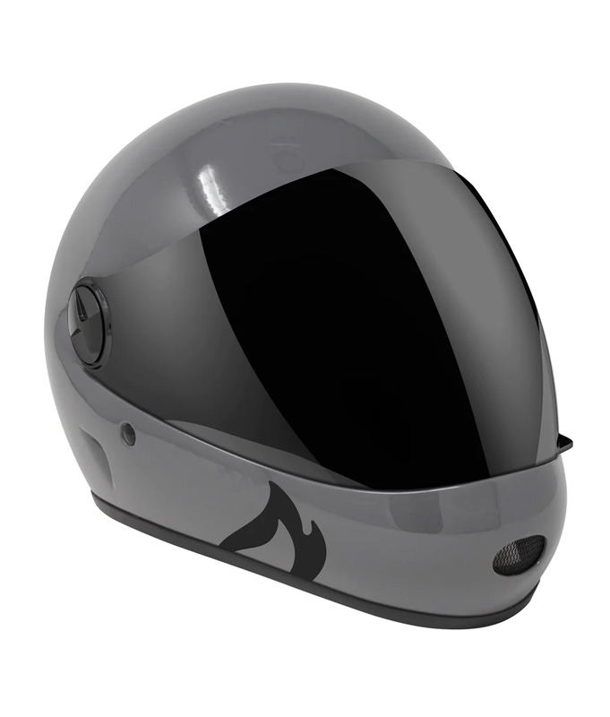Predator Helmets DH6-XG Gloss Grey Fullface Helmet