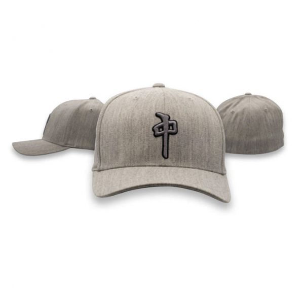 RDS - Flexfit Youth OG Puffy Logo Hat - Grey - Flatspot Longboard Shop
