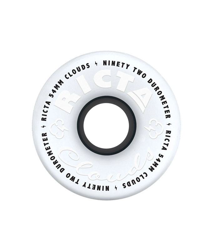 Ricta Wheels - Clouds Black - 54mm 92a - Flatspot Longboard Shop