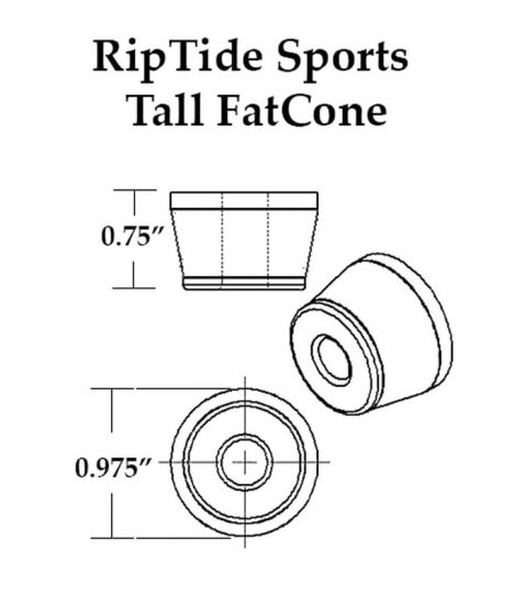 Riptide - APS Bushings - Tall FatCone - Flatspot Longboard Shop