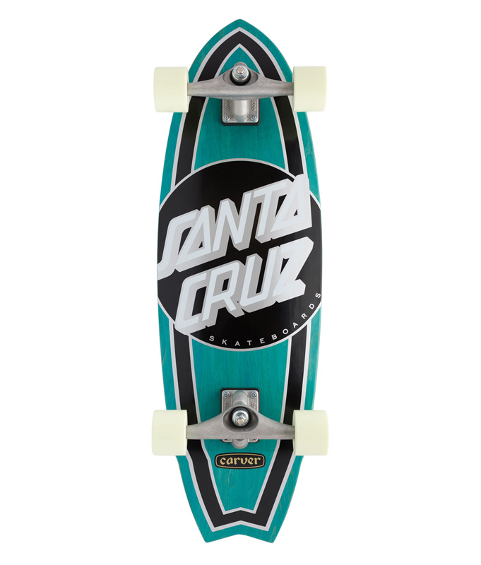 Santa Cruz Carver Other Dot Shark 9.85in x 31.52in Complete Surf Skate
