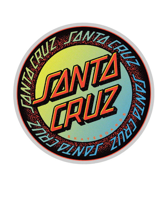Santa Cruz Skateboards - Loud Ringed Dot 4.2in sticker