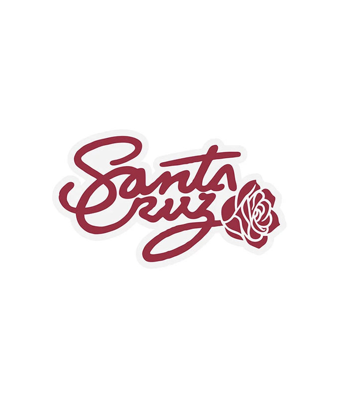 Santa Cruz - Rosa Script 4in - Sticker - Flatspot Longboard Shop