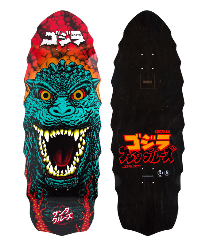 Santa Cruz Skateboard Deck - Godzilla Destroyer - 11in x 32in
