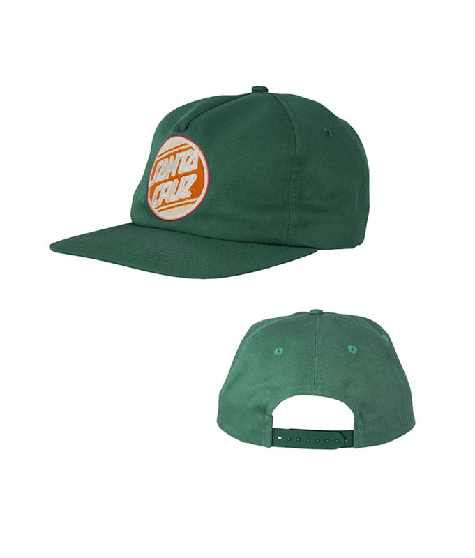 Santa Cruz - Snapback Hat Street Dot - Green - Flatspot Longboard Shop