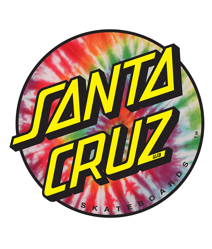 Santa Cruz - Tie Dye Dot Pink 3in - Sticker